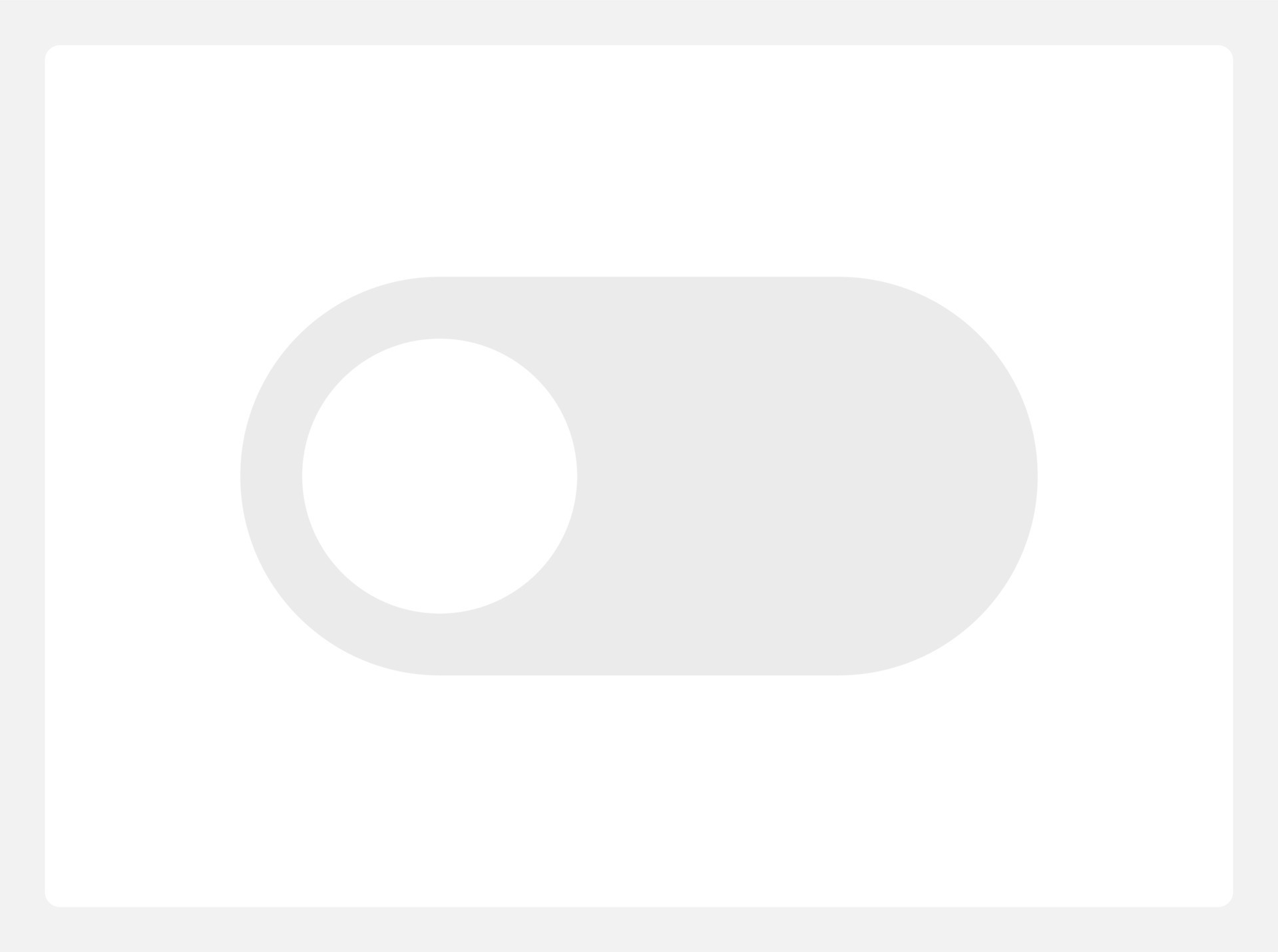 Disabled Toggle Button Ui Element Template Editable Isolated Vector Dashboard Component Flat