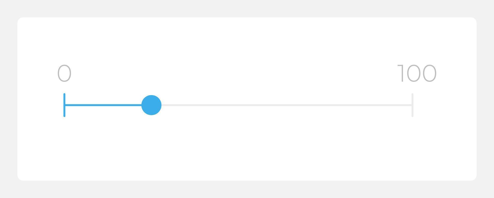 Slider With Indicators Ui Element Template Editable Isolated Vector Dashboard Component Flat