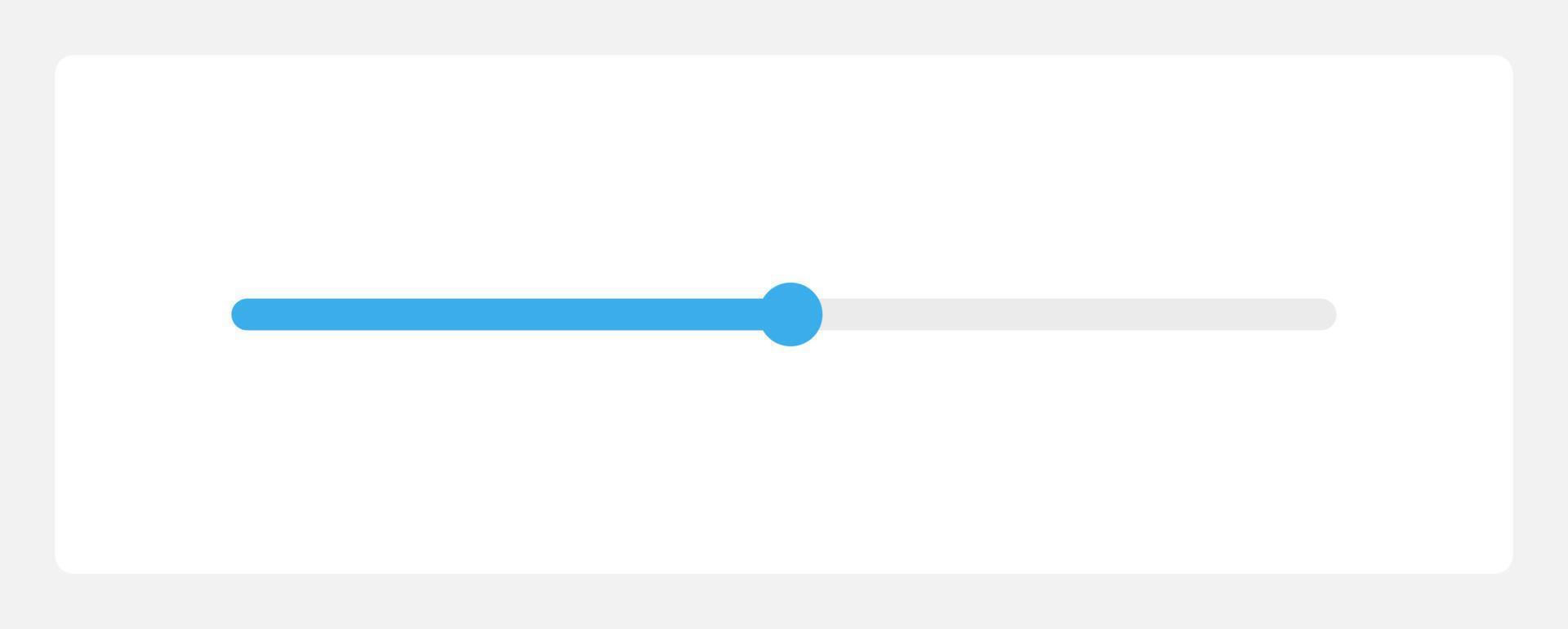 Slider With Medium Level Ui Element Template Editable Isolated Vector Dashboard Component Flat