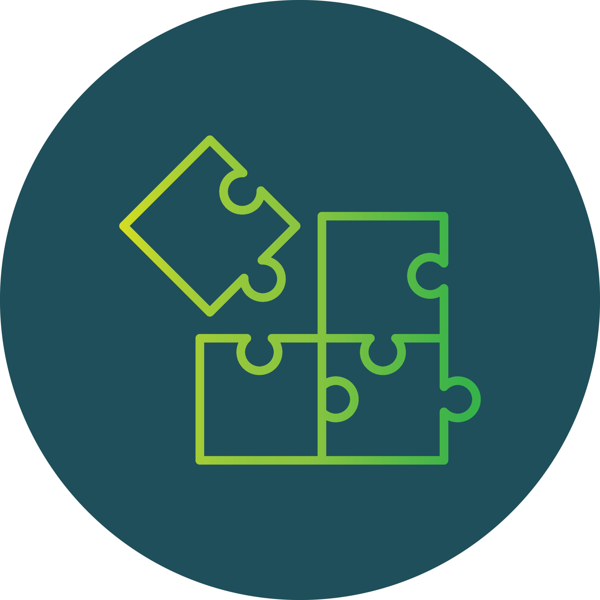 Puzzle Creative Icon Design 15947239 Vector Art at Vecteezy