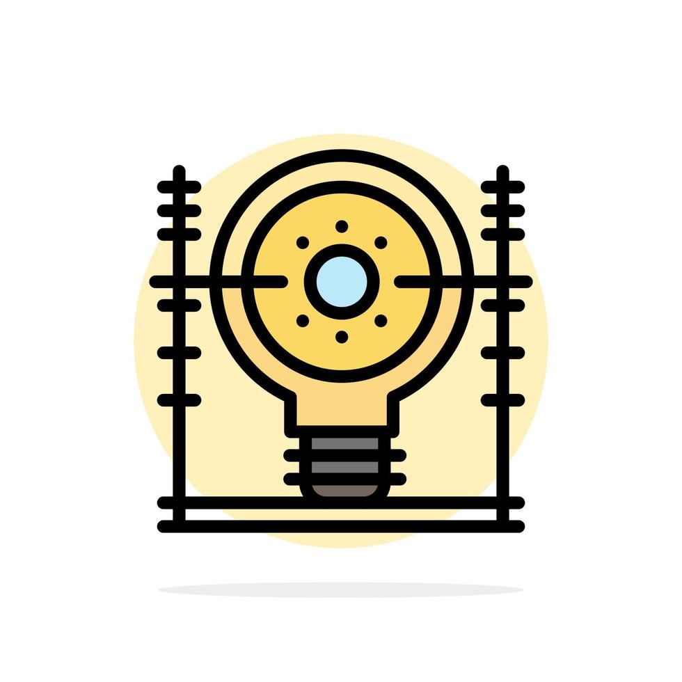 Define Energy Engineering Generation Power Abstract Circle Background Flat Color Icon 15948033