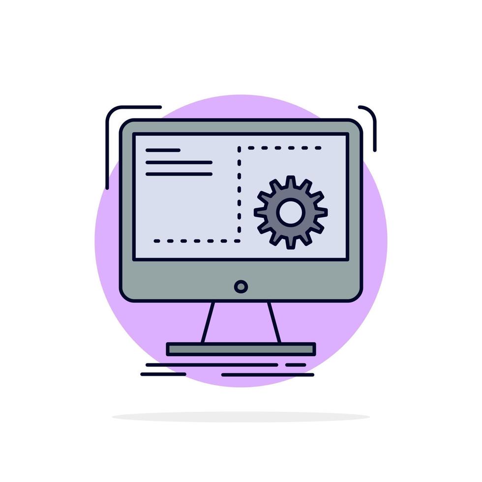 Command computer function process progress Flat Color Icon Vector 15956646 Vector Art at Vecteezy