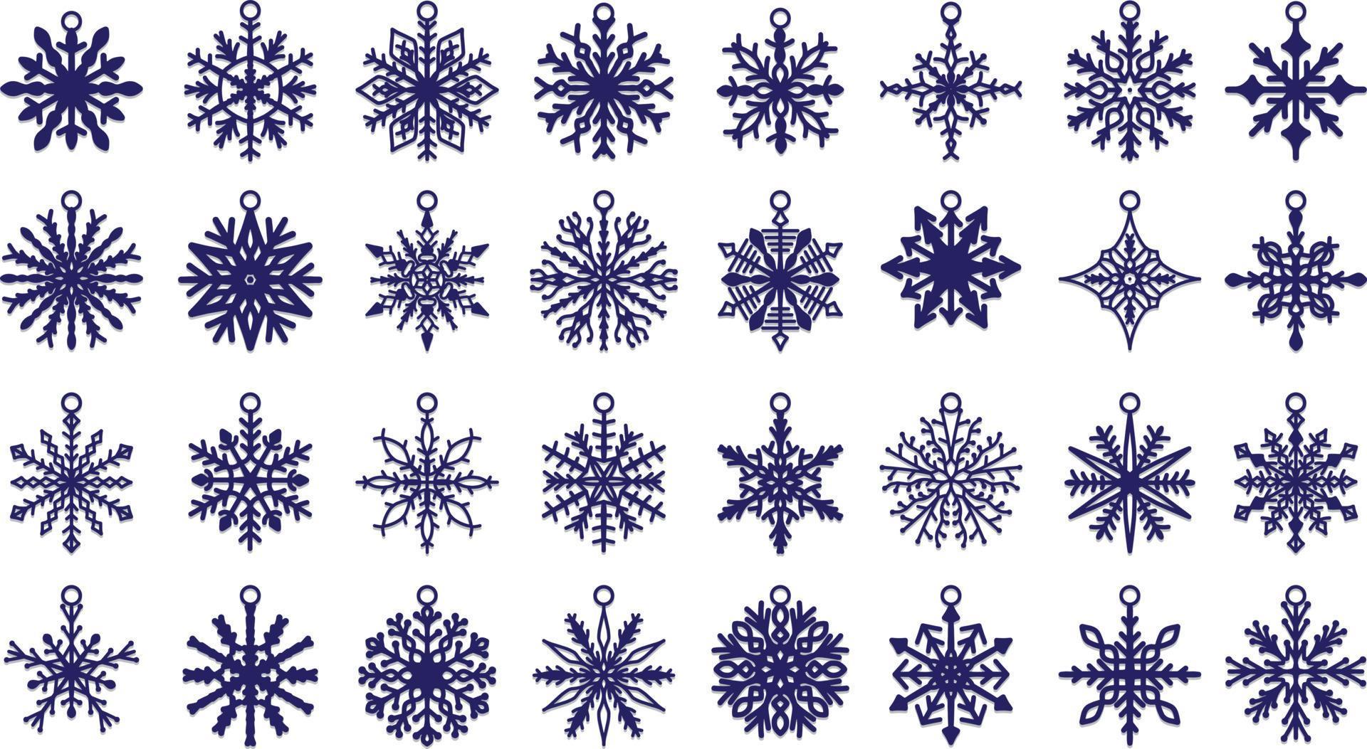 christmas decoration ornaments elements vector design 15958648 Vector ...