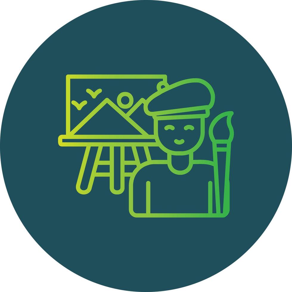 Artist Creative Icon Design 15959729 Vector Art at Vecteezy