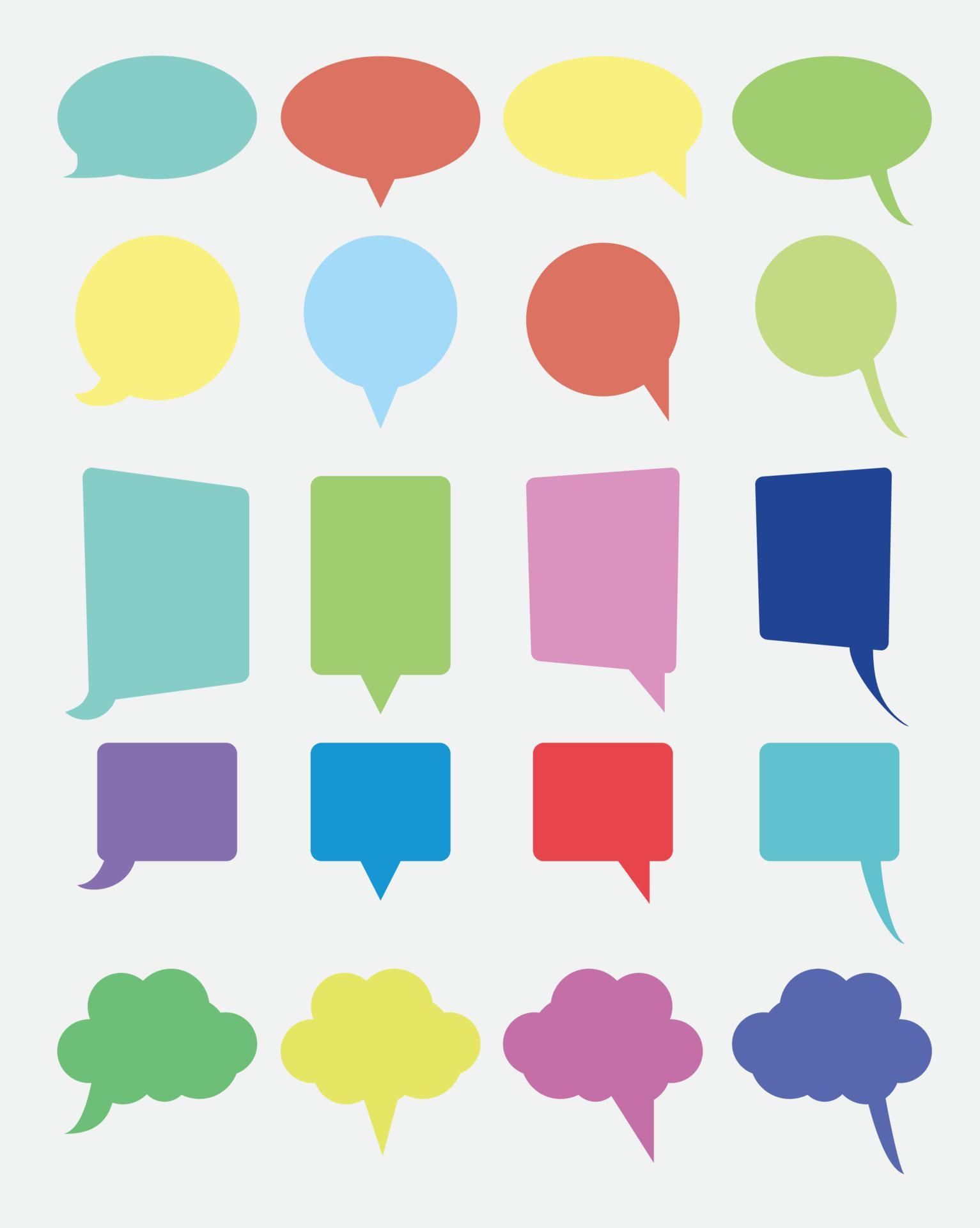 set callout shapes icon vector illustration EPS10 15973277 Vector Art ... set callout shapes icon vector illustration EPS10 15973277 Vector Art ...