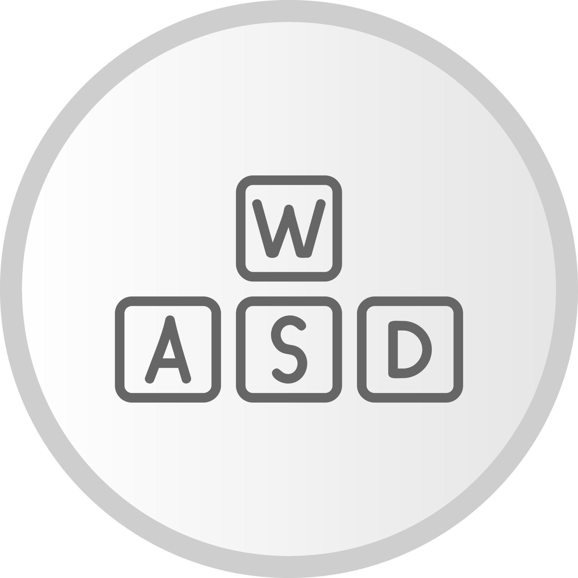 icono de vector de wasd 15973546 Vector en Vecteezy