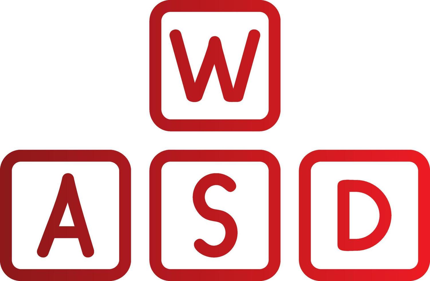 Wasd Vector Icon 15973735 Vector Art at Vecteezy