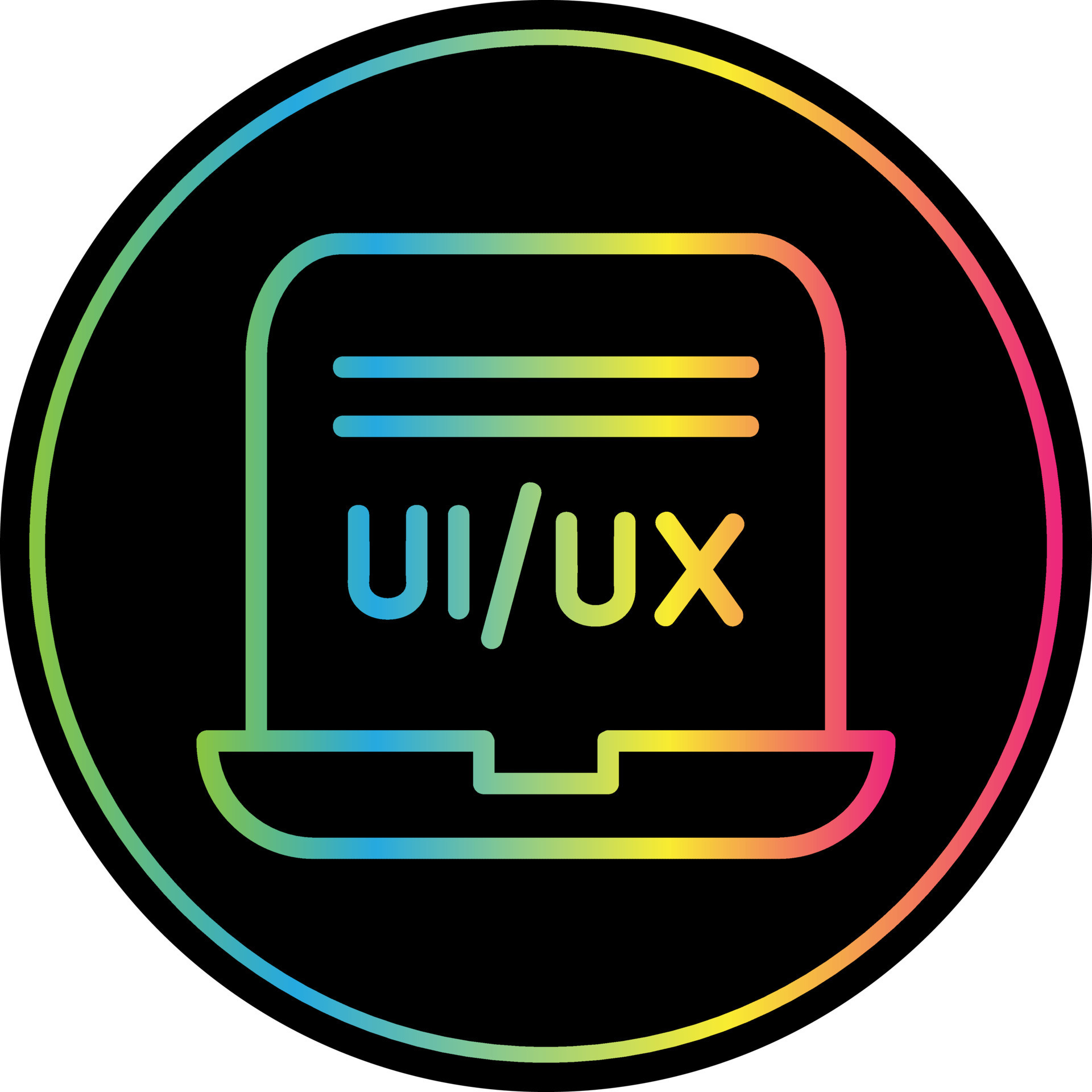 Ui Ux Designer Vector Icon Design 15977893 Vector Art at Vecteezy