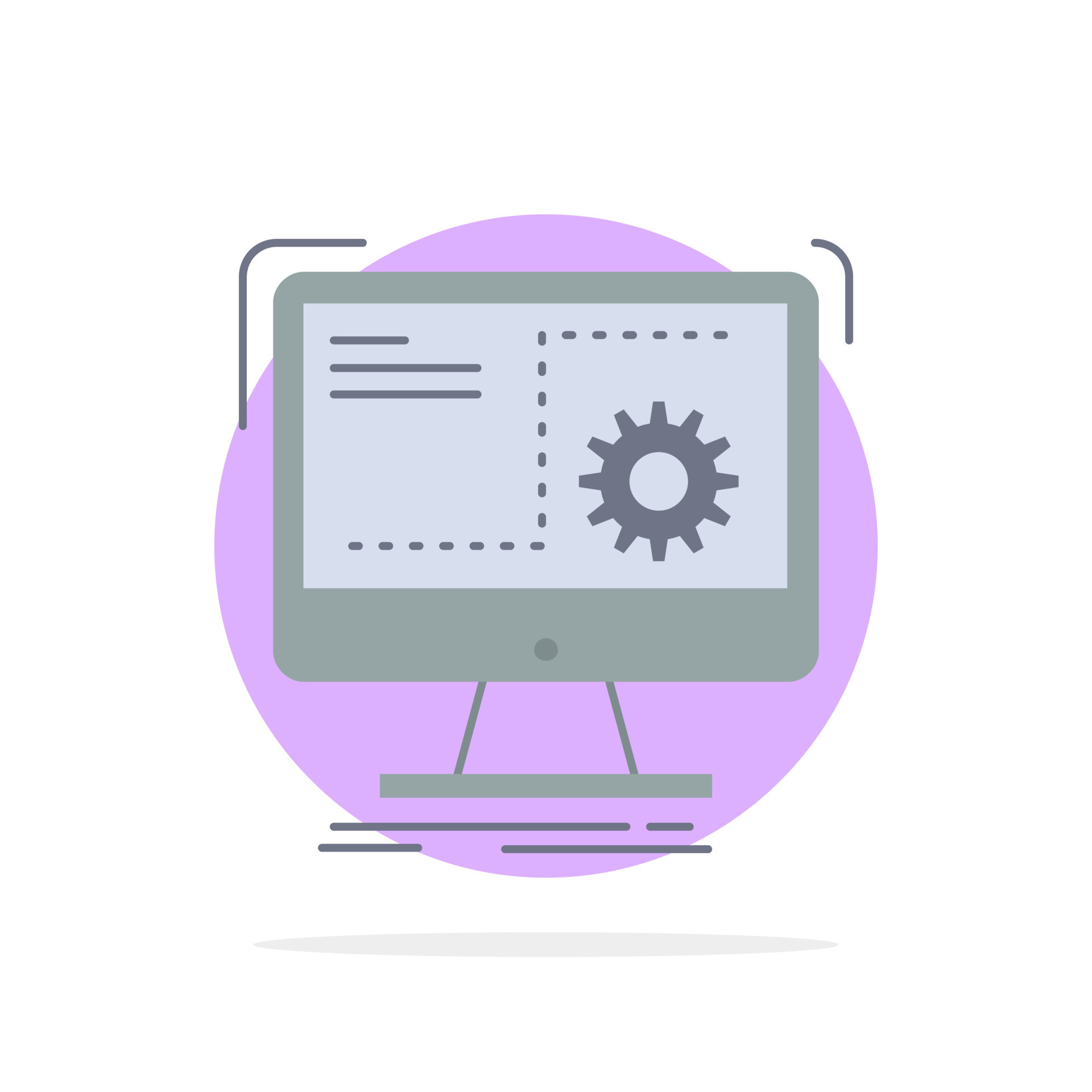 Command Computer Function Process Progress Flat Color Icon Vector 15978010 Vector Art At Vecteezy