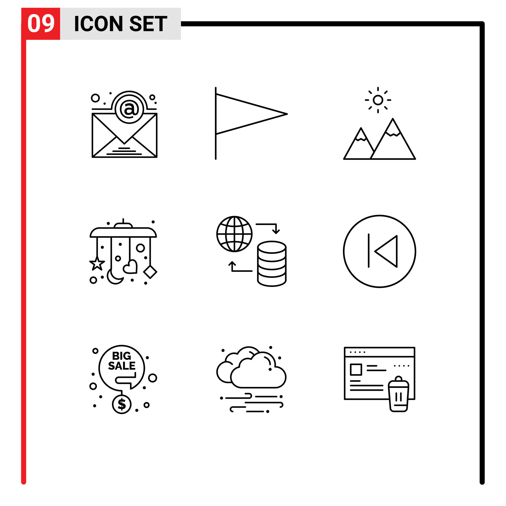 9 Universal Outlines Set For Web And Mobile Applications Arrow Service