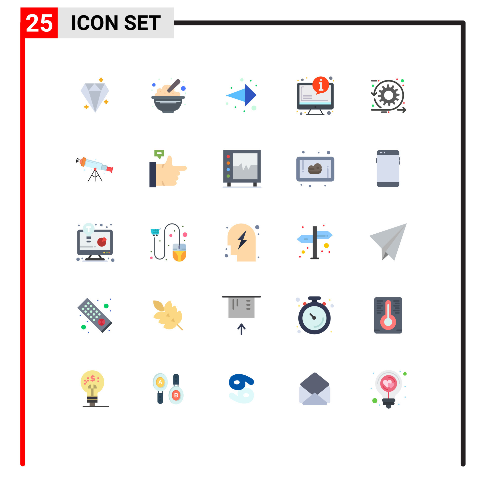 25 Flat Color Concept For Websites Mobile And Apps Development Information Peanuts Info System