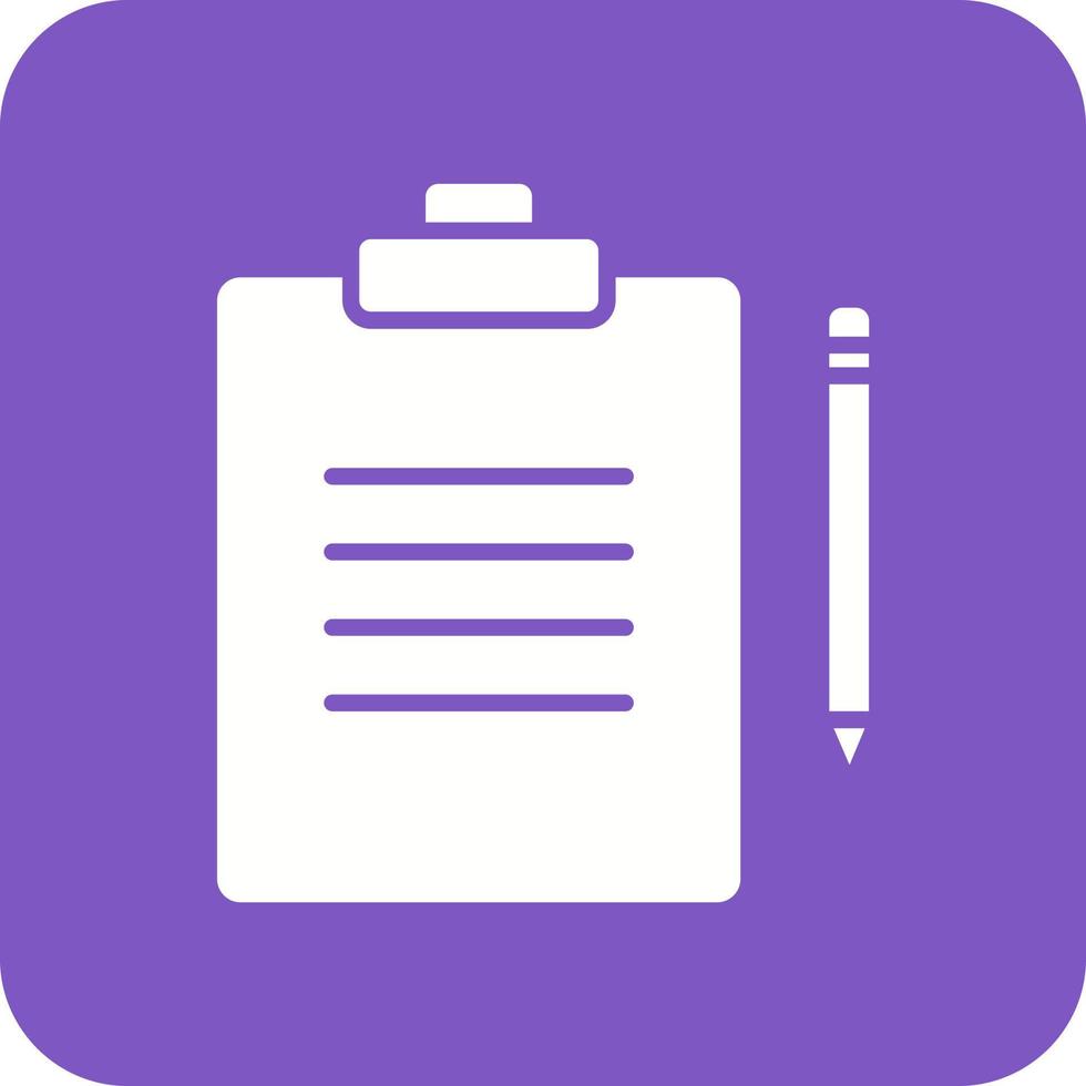 Paper Glyph Round Corner Background Icon 15979525 Vector Art at Vecteezy