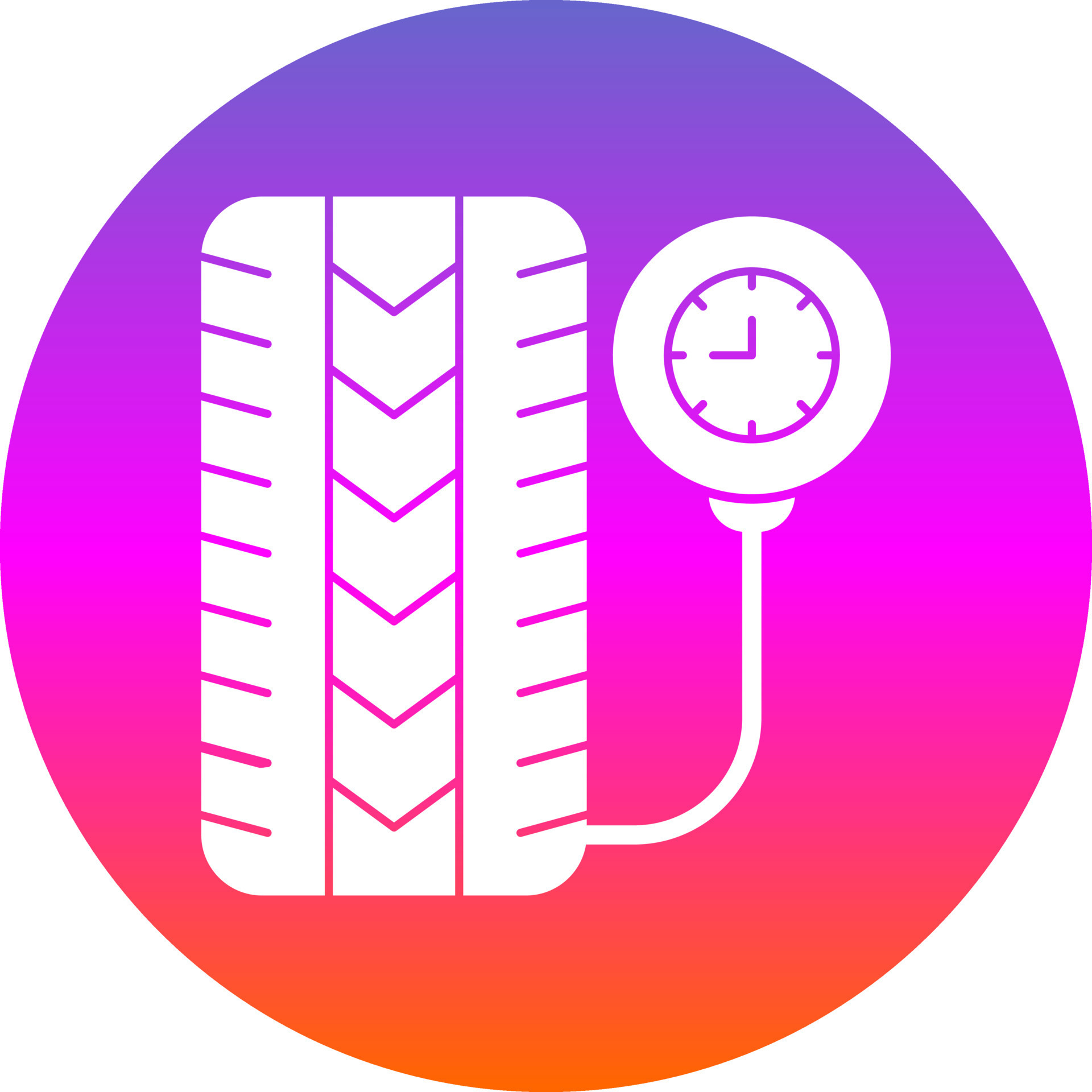 Tire Pressure Vector Icon Design 15988379 Vector Art at Vecteezy