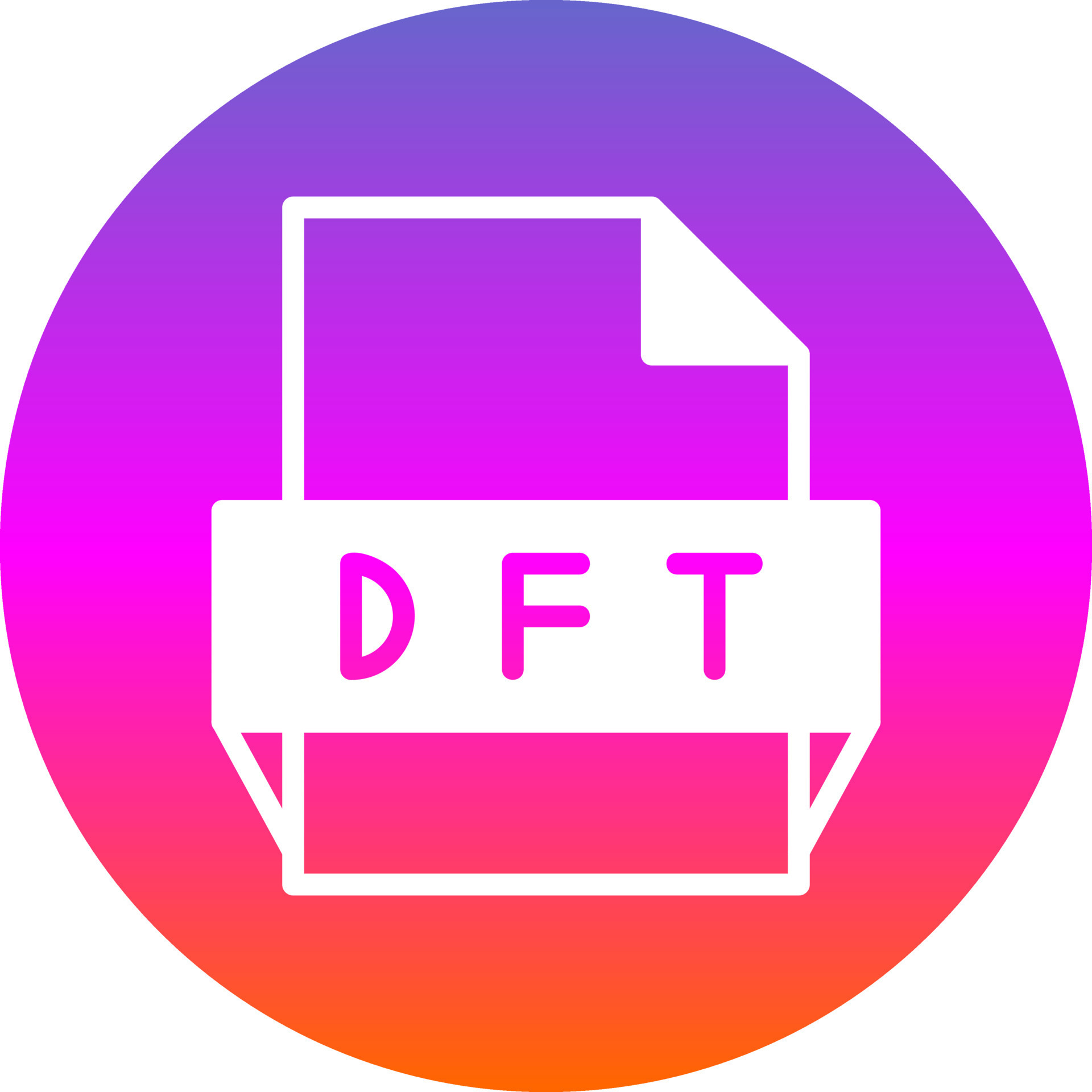 Dft File Format Icon 15990247 Vector Art At Vecteezy