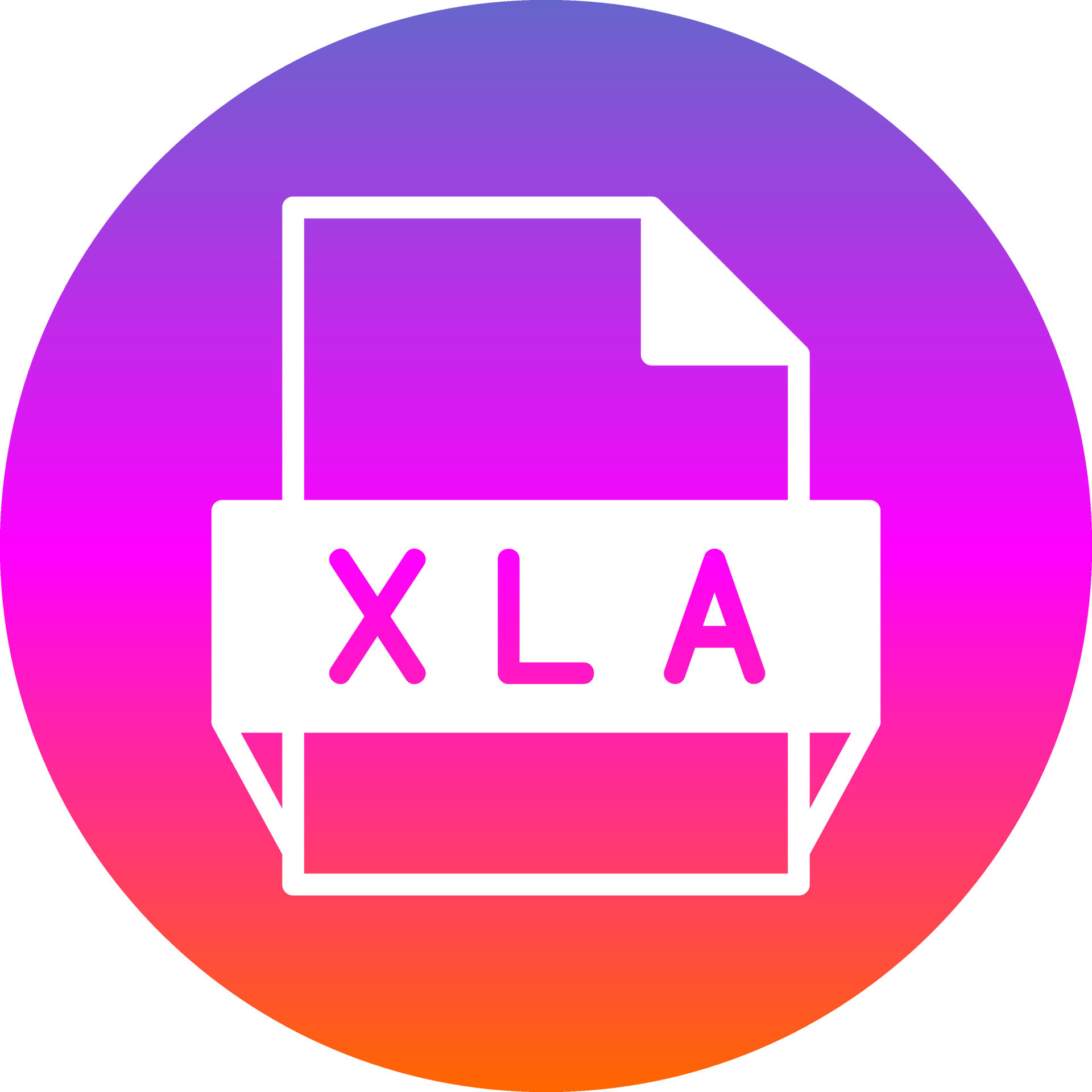Xla File Format Icon 15990394 Vector Art at Vecteezy