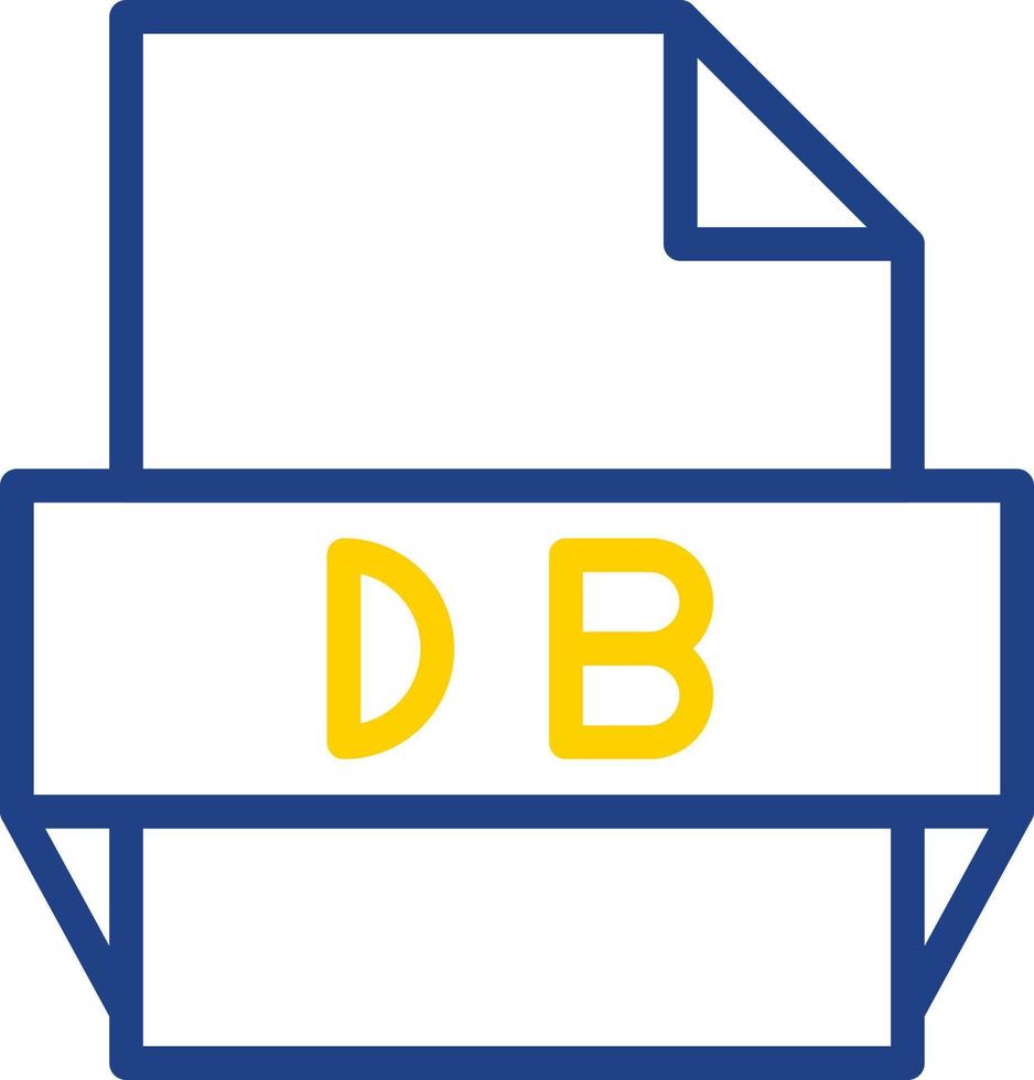 Db File Format Icon 15990739 Vector Art at Vecteezy