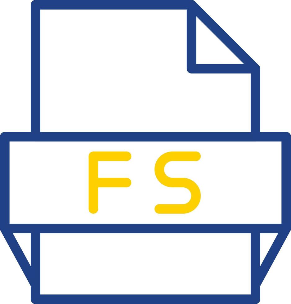 Fs File Format Icon 15990782 Vector Art at Vecteezy