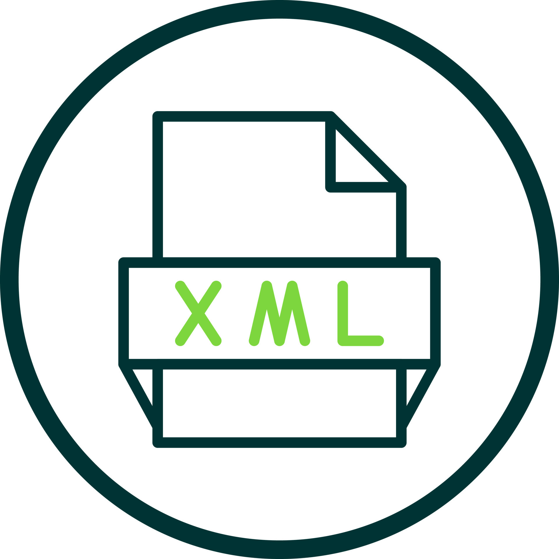 Xml File Format Icon 15991202 Vector Art at Vecteezy