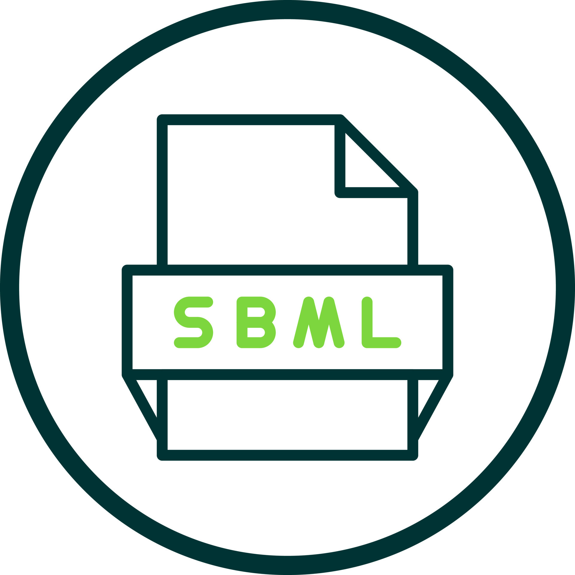 Sbml File Format Icon 15991656 Vector Art At Vecteezy