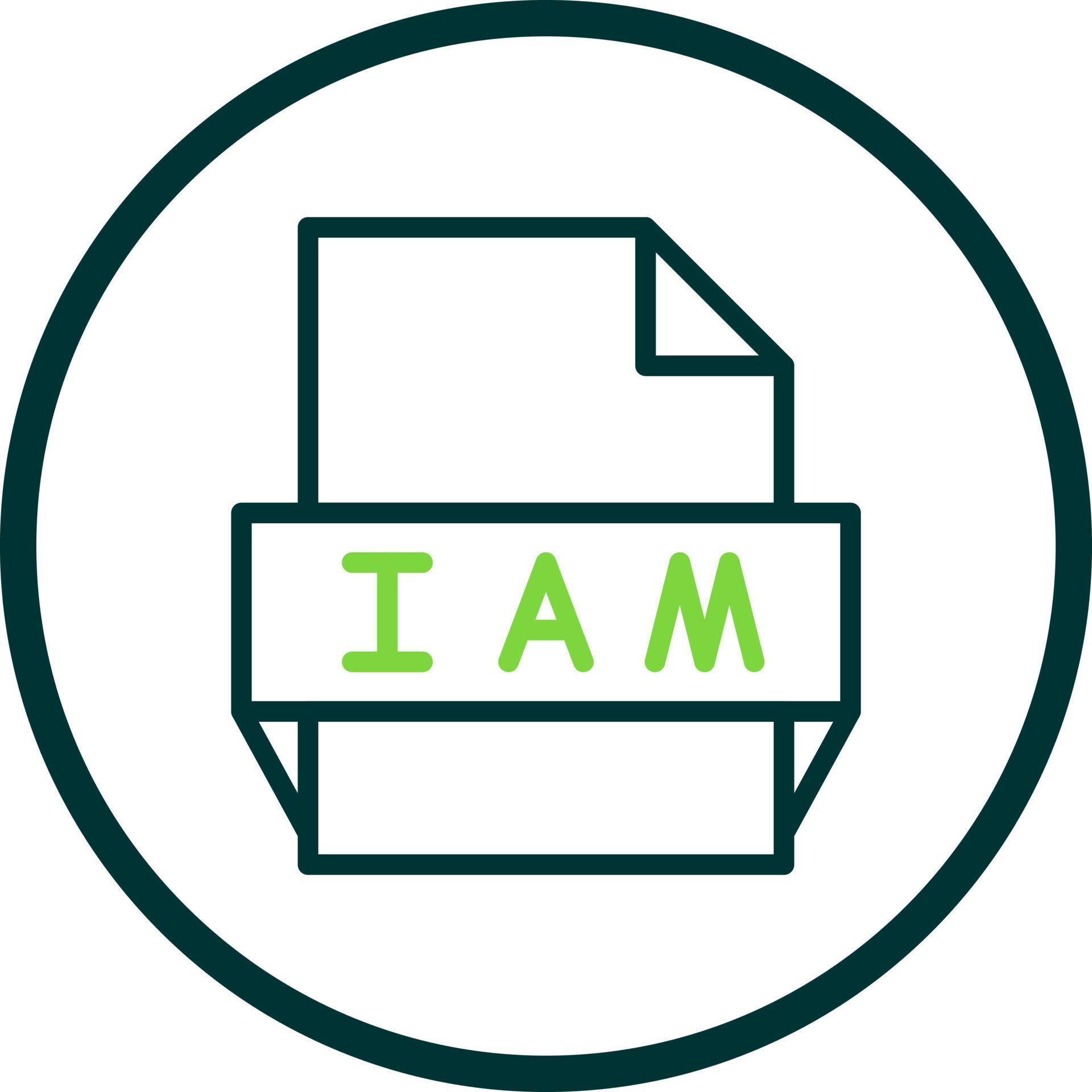 Iam File Format Icon 15991772 Vector Art At Vecteezy