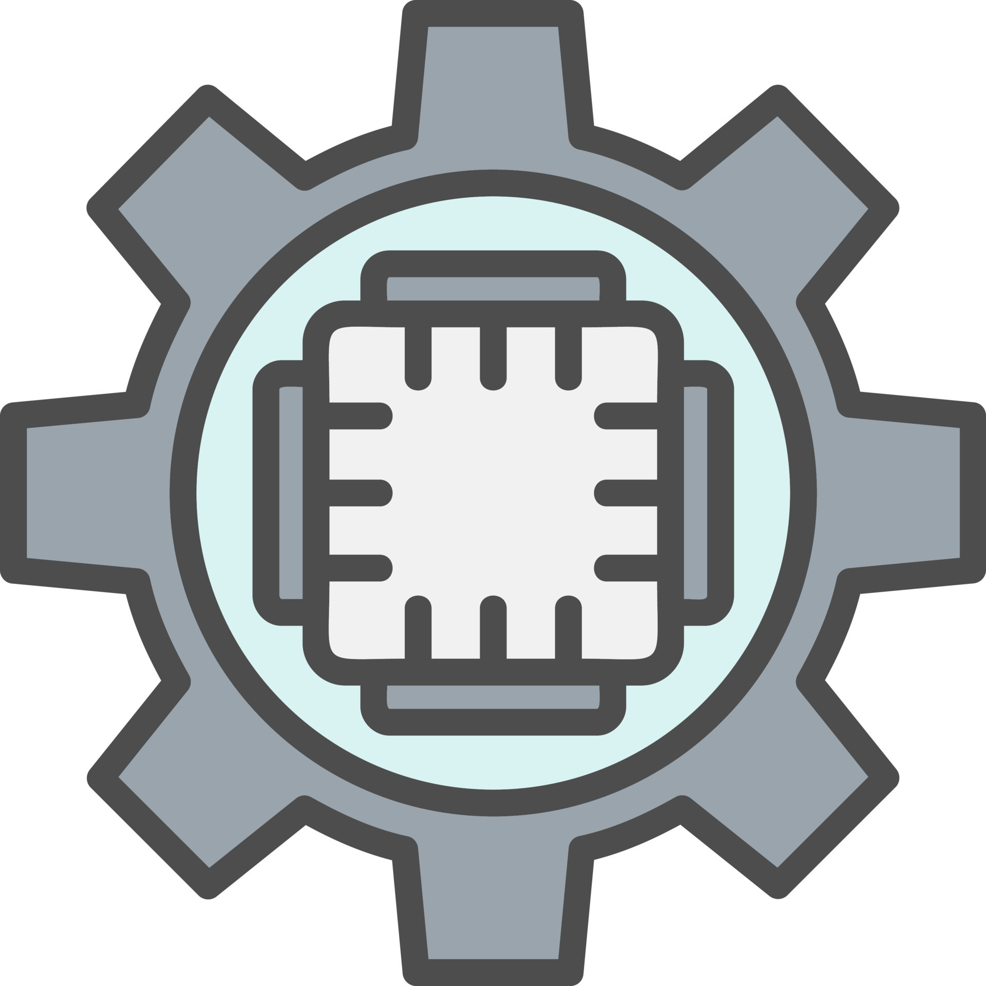 Gear Vector Icon 15996719 Vector Art at Vecteezy