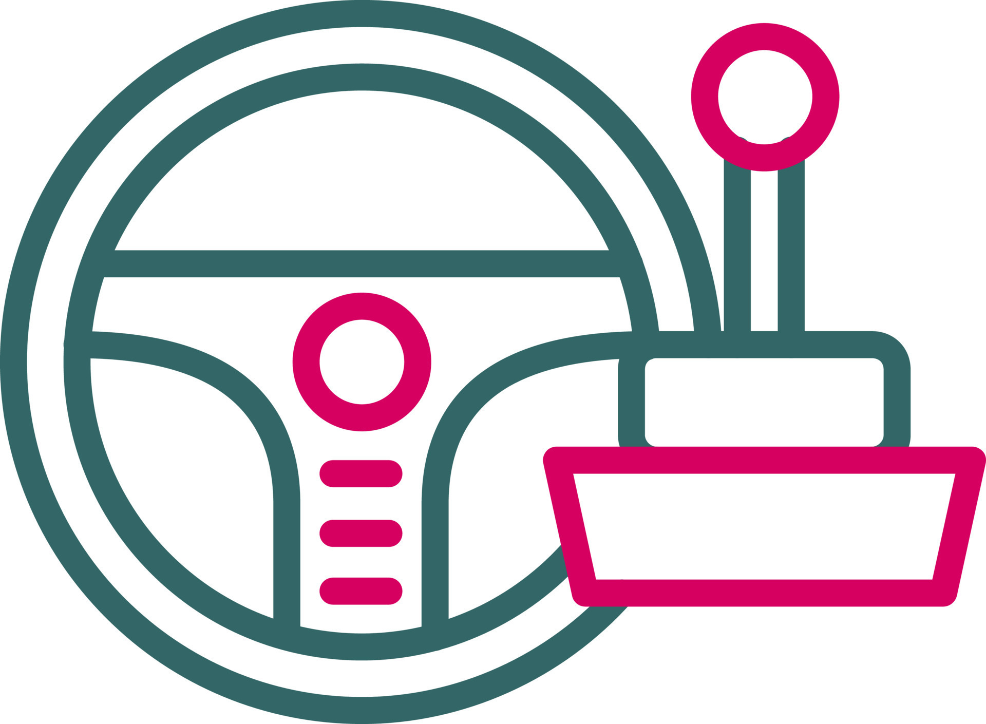 Steering Wheel Vector Icon 15997893 Vector Art at Vecteezy
