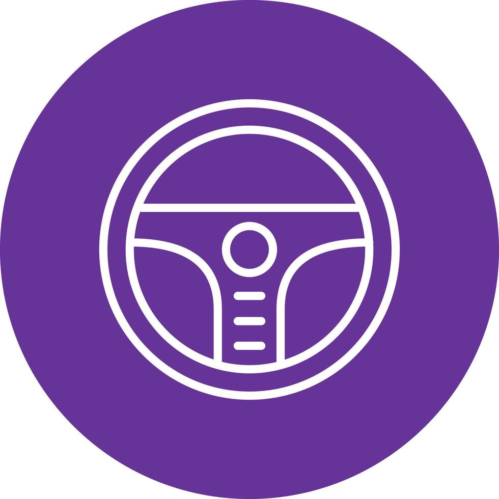 Steering Wheel Vector Icon 15998021 Vector Art at Vecteezy