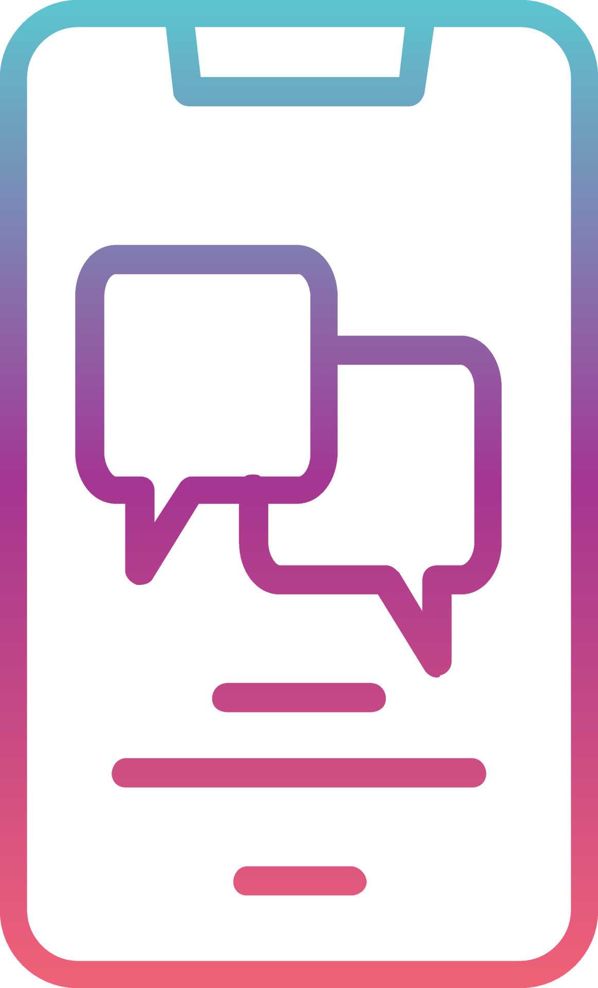 Messages Vector Icon 16000228 Vector Art at Vecteezy