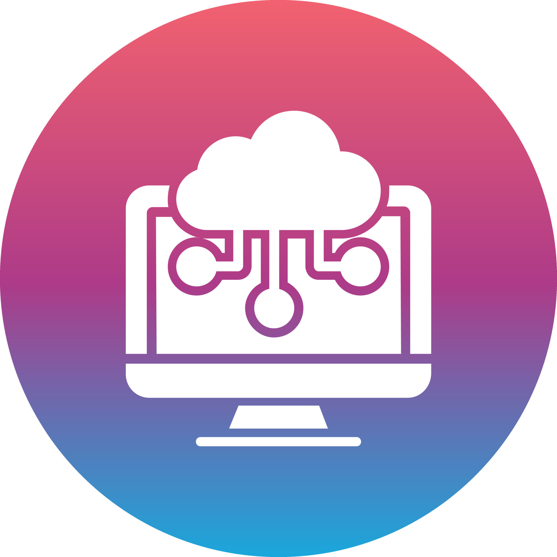 Computing Cloud Vector Icon 16002970 Vector Art at Vecteezy