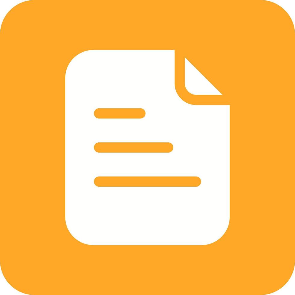 Paper Glyph Round Corner Background Icon 16009282 Vector Art at Vecteezy