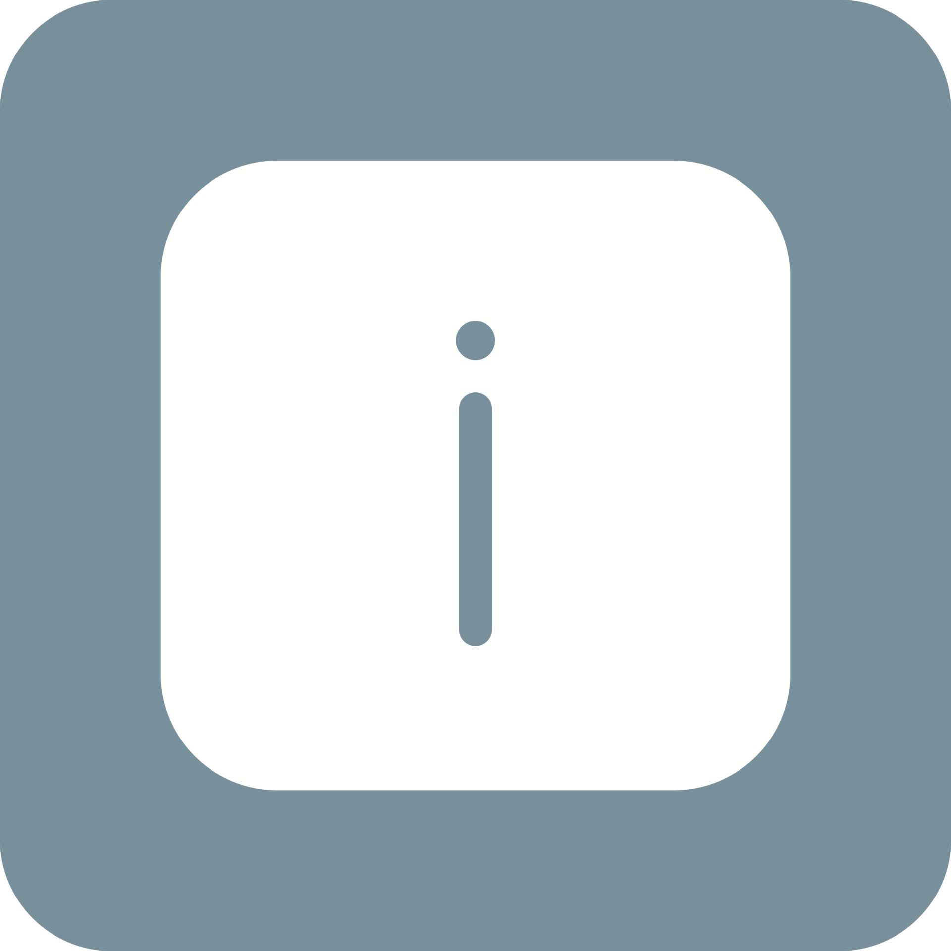Info Square Glyph Round Corner Background Icon 16009306 Vector Art at ...