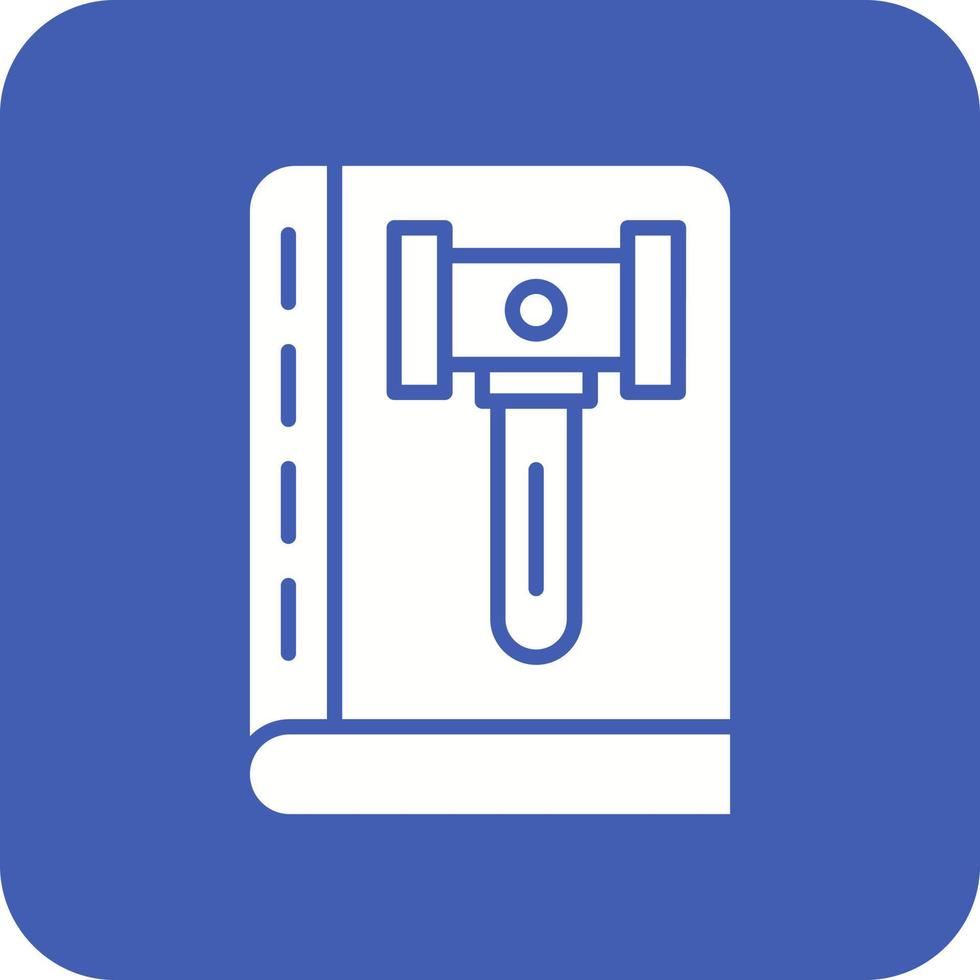 Code of Conduct Glyph Round Corner Background Icon 16009612 Vector Art ...