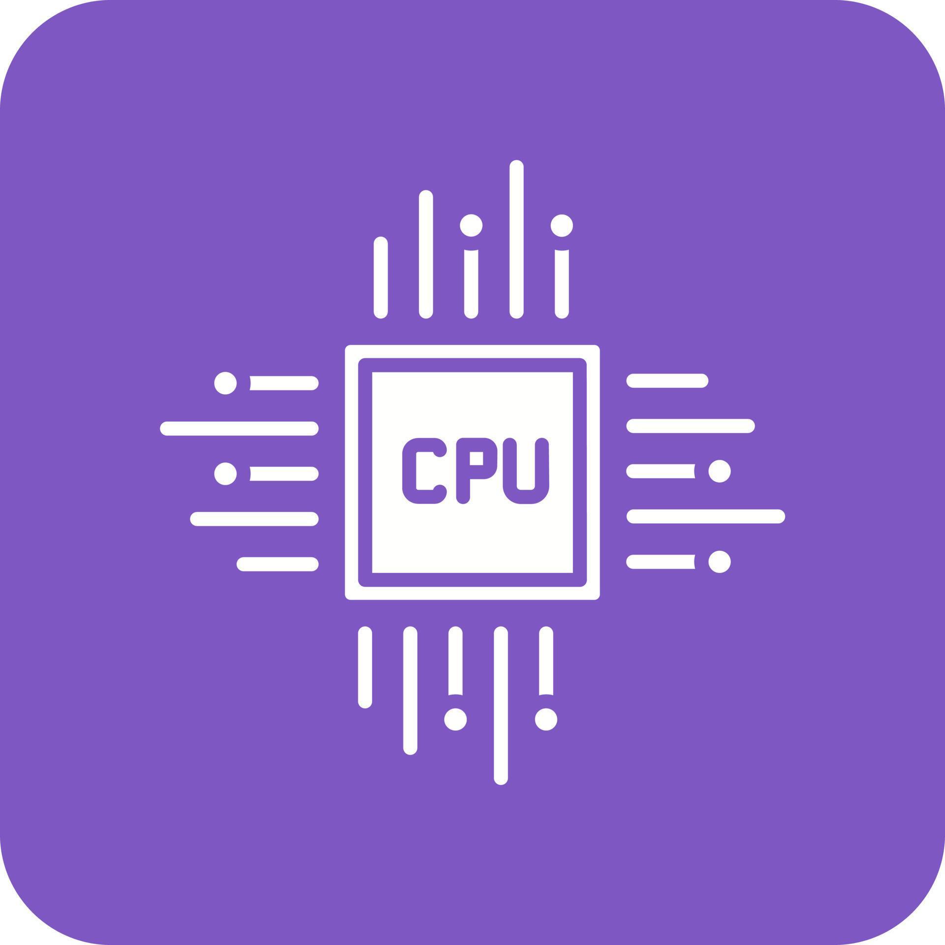 CPU Processor Glyph Round Corner Background Icon 16009638 Vector Art at ... CPU Processor Glyph Round Corner Background Icon 16009638 Vector Art at ...