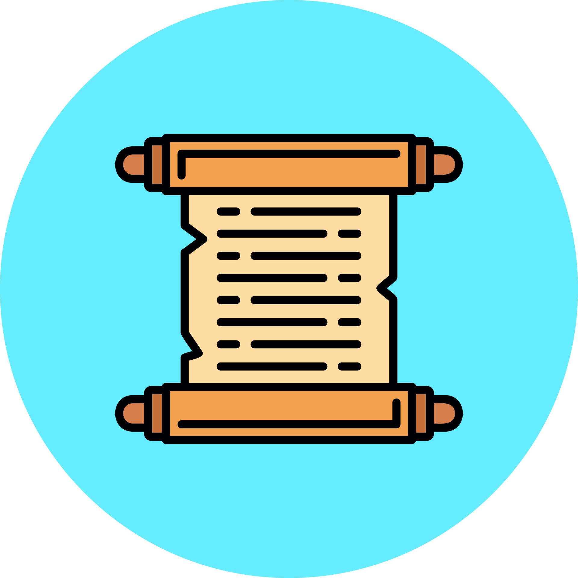 Scroll Creative Icon Design 16011211 Vector Art at Vecteezy