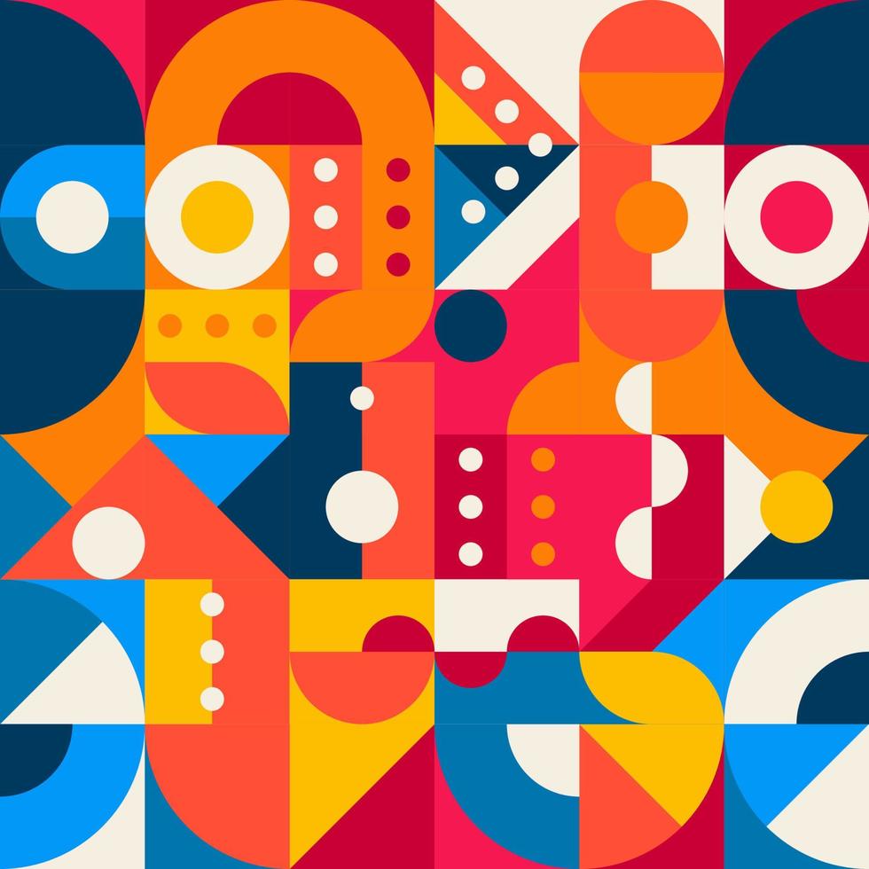 Abstract Geometric Seamless Pattern 16013693 Vector Art at Vecteezy