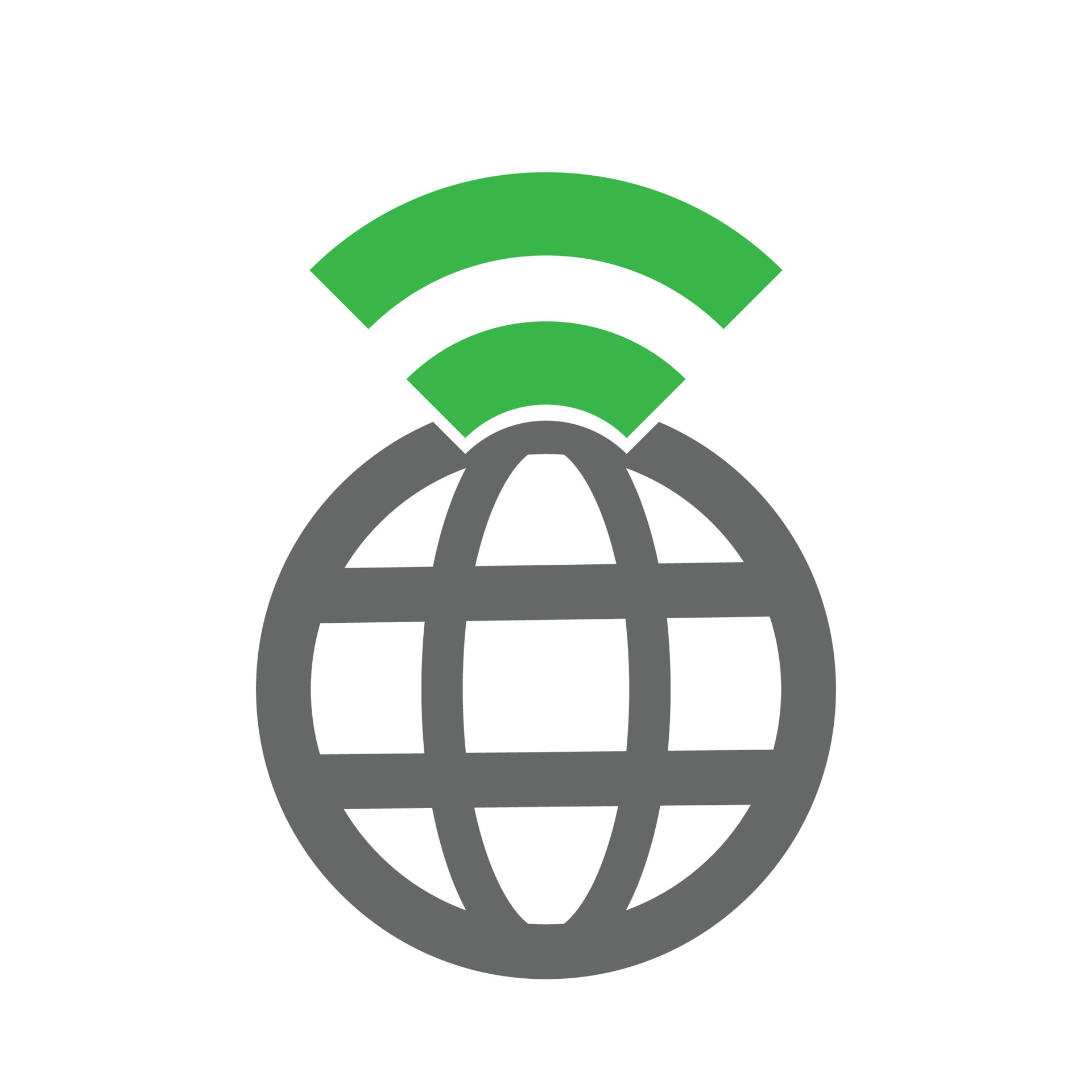 Internet Icon Wi Fi Icon Web Communication Vector Modern Simple Flat Network Sign