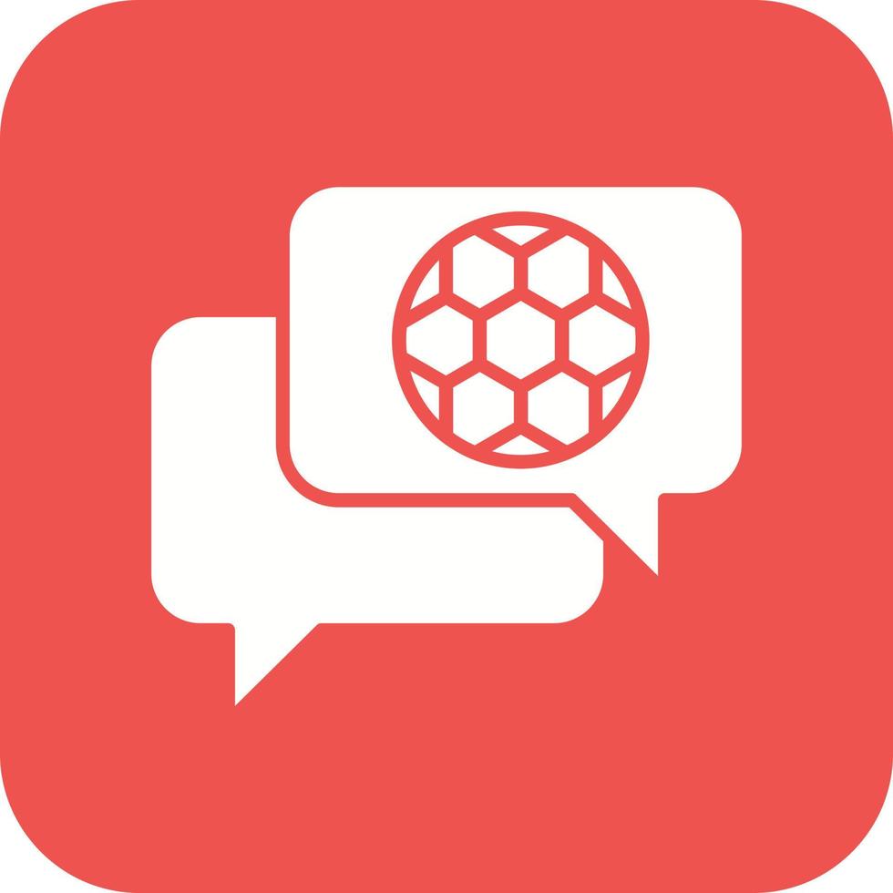 Chat Glyph Round Corner Background Icon 16030010 Vector Art at Vecteezy