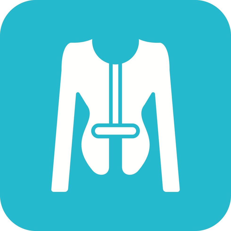 Tunic Glyph Round Corner Background Icon 16032460 Vector Art at Vecteezy