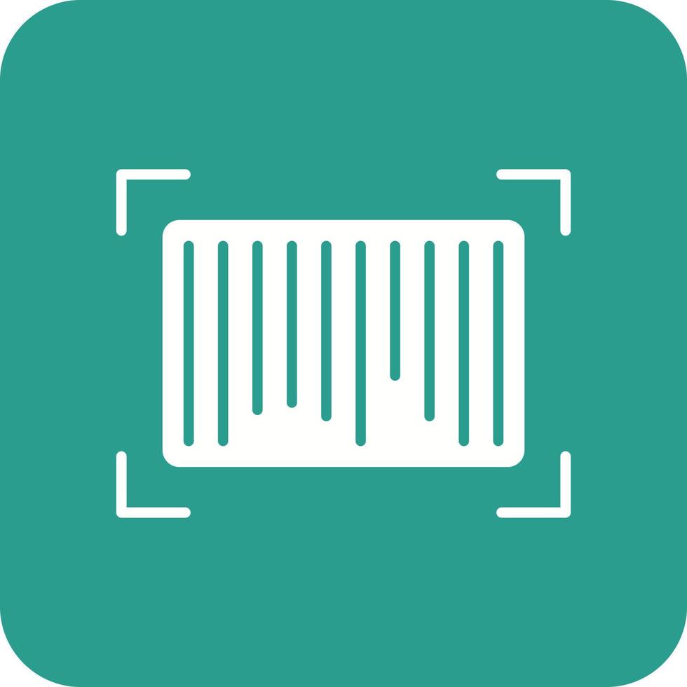 Barcode Glyph Round Corner Background Icon 16033669 Vector Art at Vecteezy