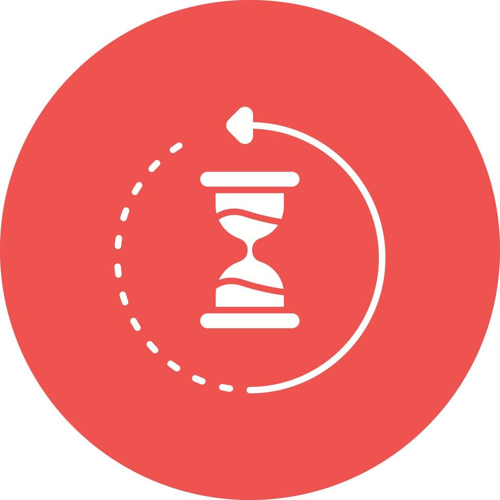 Hourglass Glyph Circle Icon 16033717 Vector Art at Vecteezy