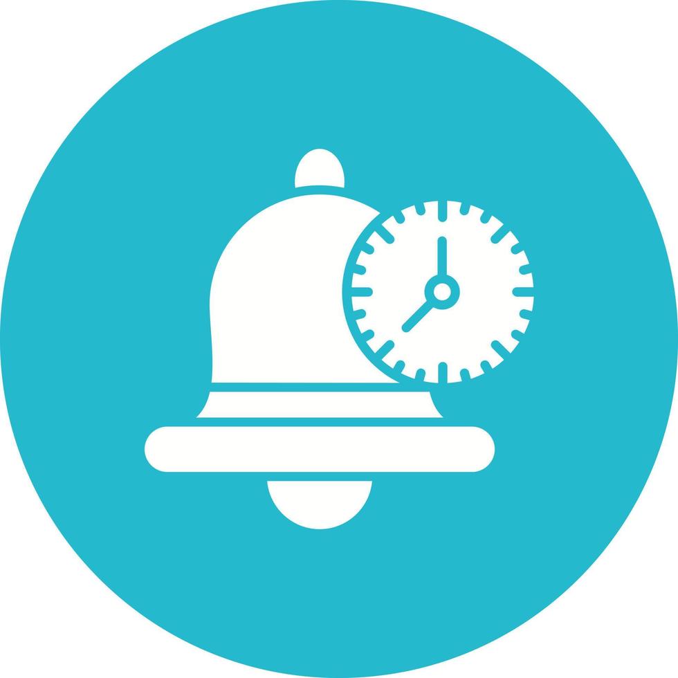 Reminder Glyph Circle Icon 16033763 Vector Art at Vecteezy