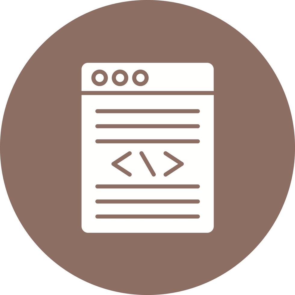 Coding Glyph Circle Icon 16040471 Vector Art at Vecteezy