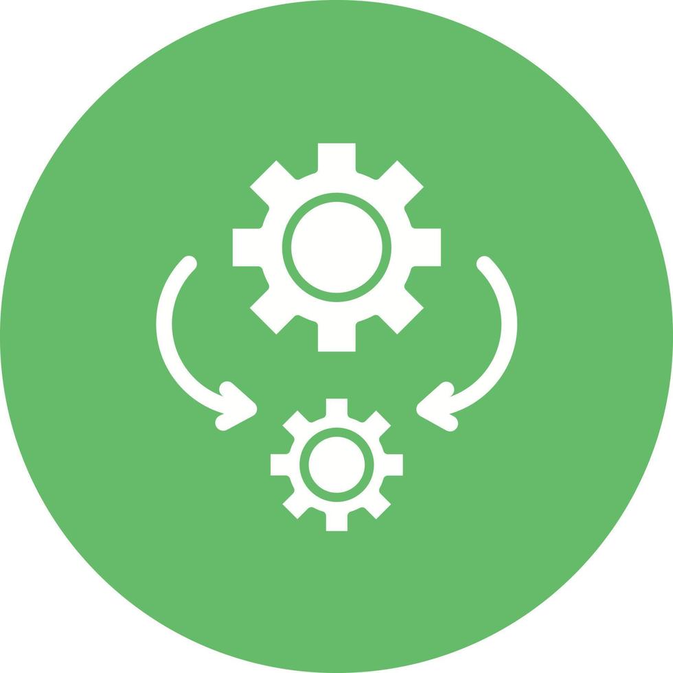 Automation Glyph Circle Icon 16040475 Vector Art at Vecteezy
