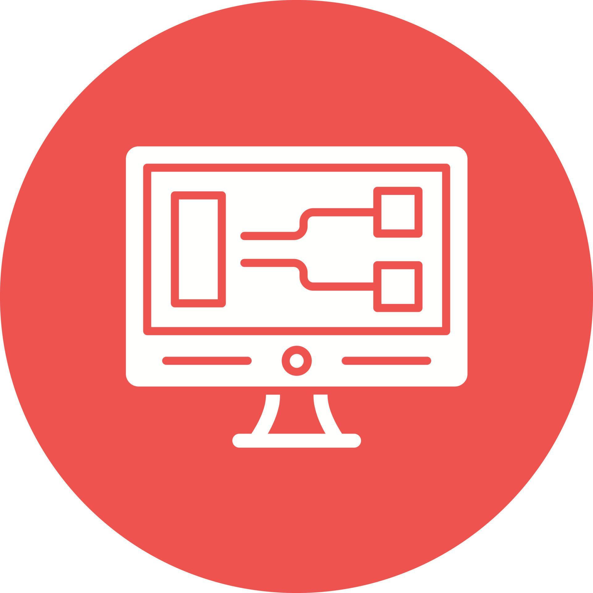 Visual Programming Glyph Circle Icon 16040750 Vector Art at Vecteezy