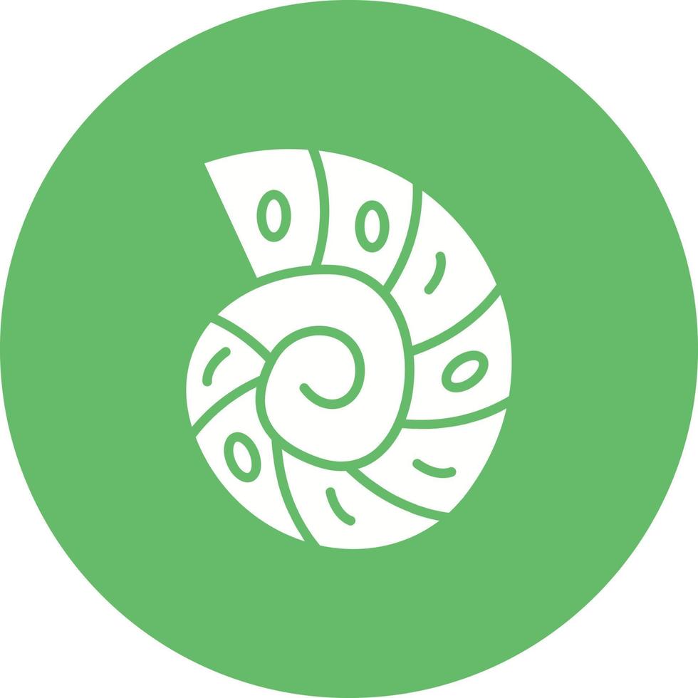 Spiral Shell Glyph Circle Icon 16044027 Vector Art at Vecteezy