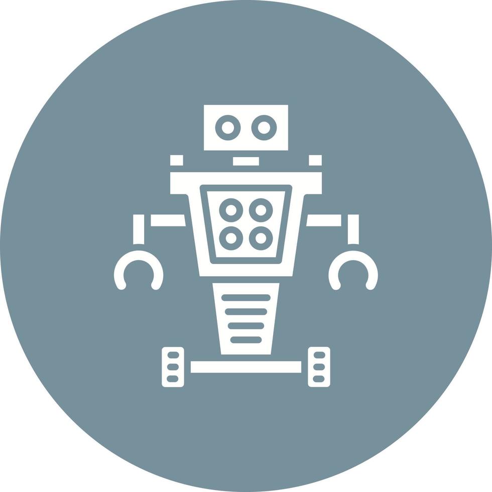 Robot Glyph Circle Icon 16044089 Vector Art at Vecteezy Robot Glyph Circle Icon 16044089 Vector Art at Vecteezy