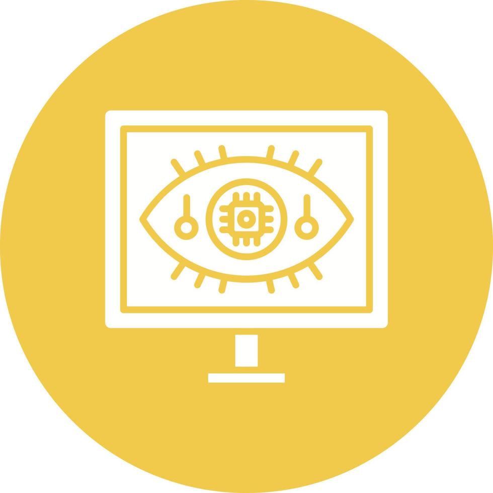 Computer Vision Glyph Circle Icon 16044344 Vector Art at Vecteezy