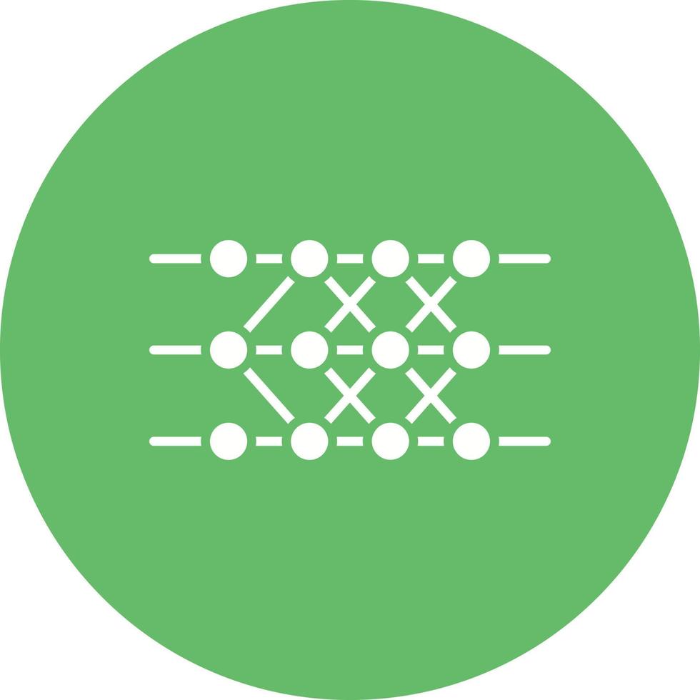 Neural Network Glyph Circle Icon 16045651 Vector Art at Vecteezy