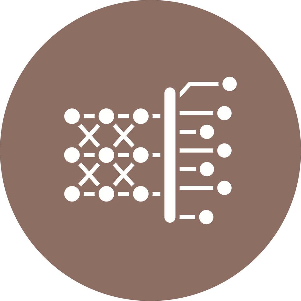 Deep Learning Glyph Circle Icon 16045656 Vector Art at Vecteezy