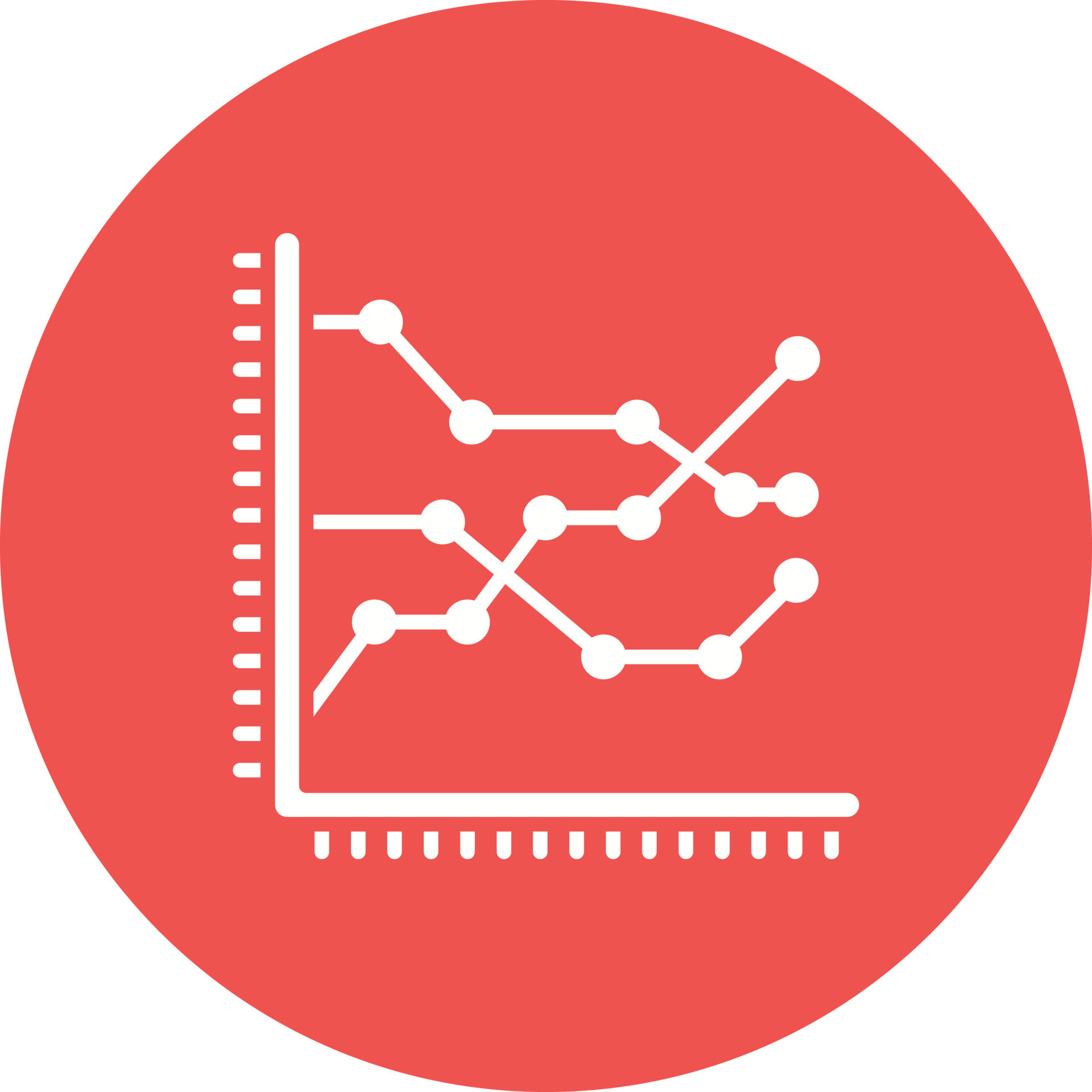 Predictive Analytics Glyph Circle Icon 16045659 Vector Art at Vecteezy